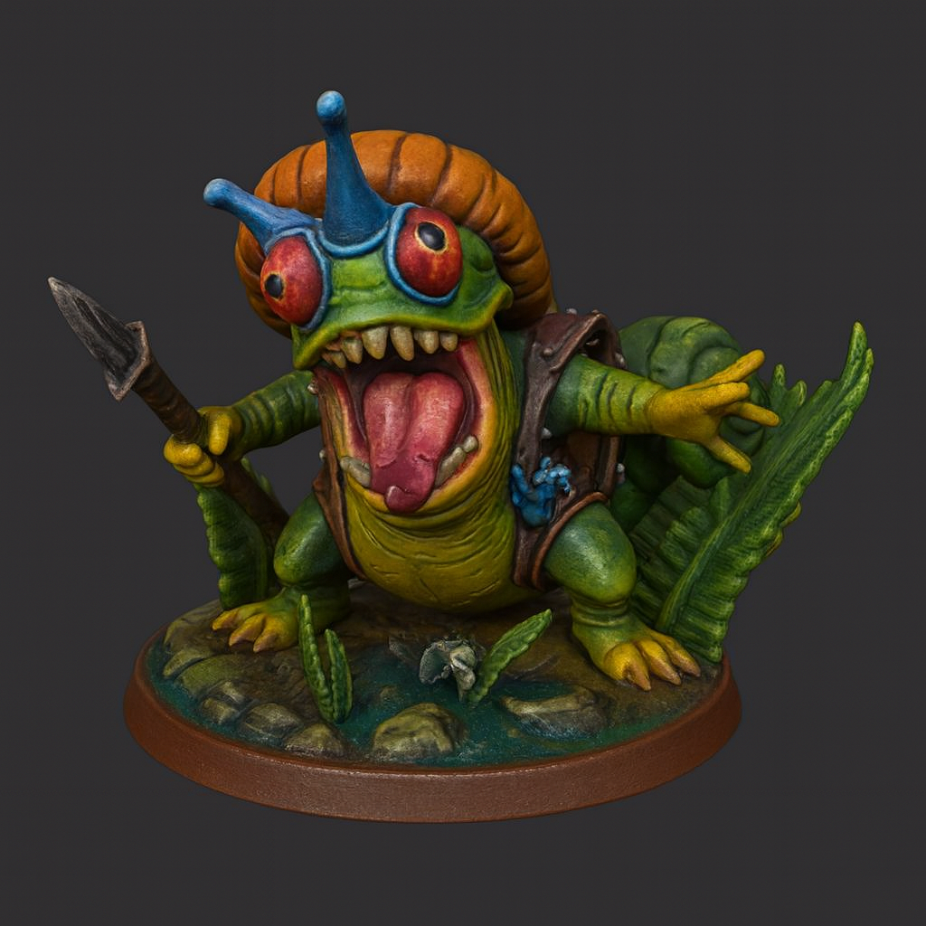 Snail monster warrior – C.A.Lab Miniatures